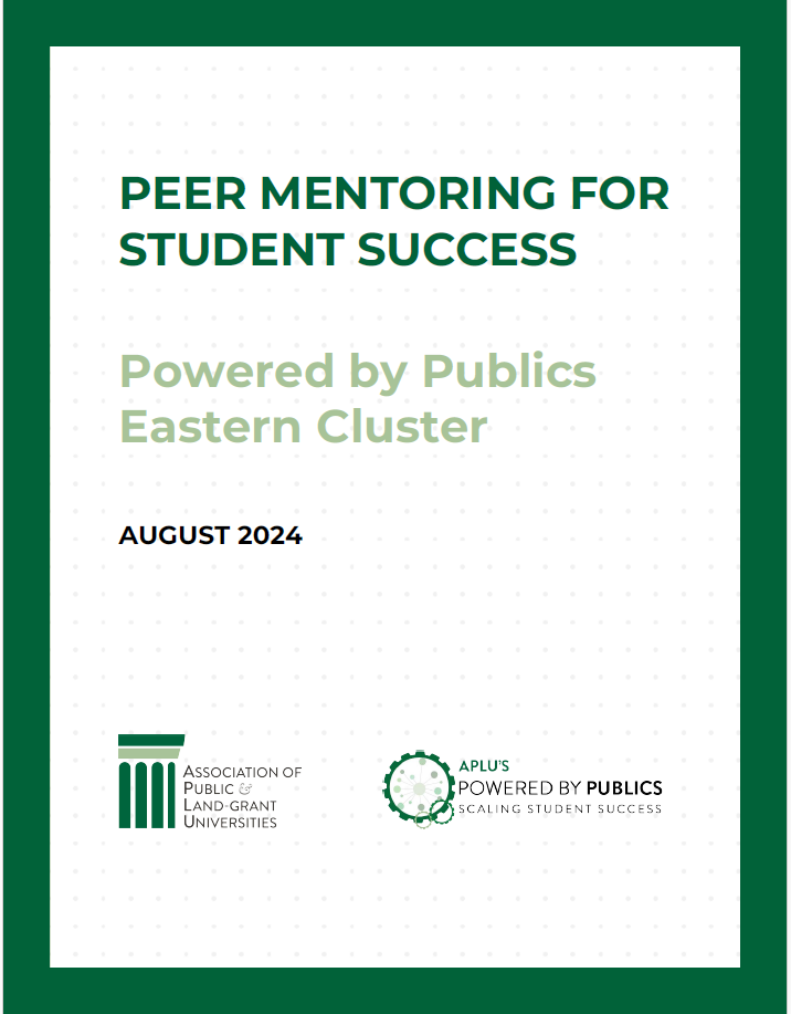 Peer Mentoring for Student Success - APLU